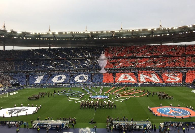 1617_Angers_PSG_CdF_tribune - Histoire du #PSG
