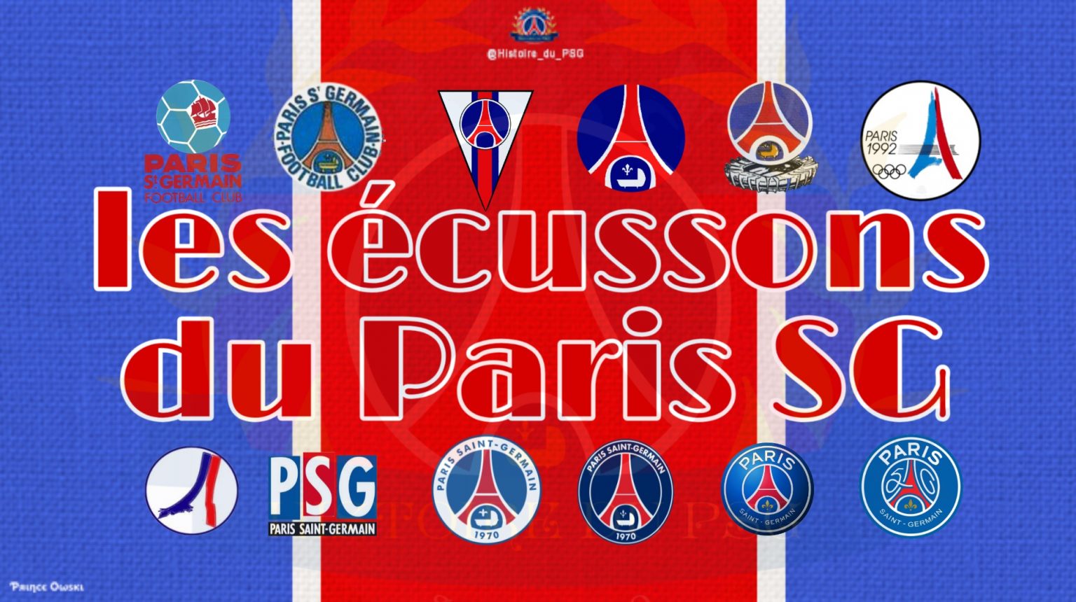 L'écusson du PSG, évolution du logo à travers notre histoire - Histoire ...