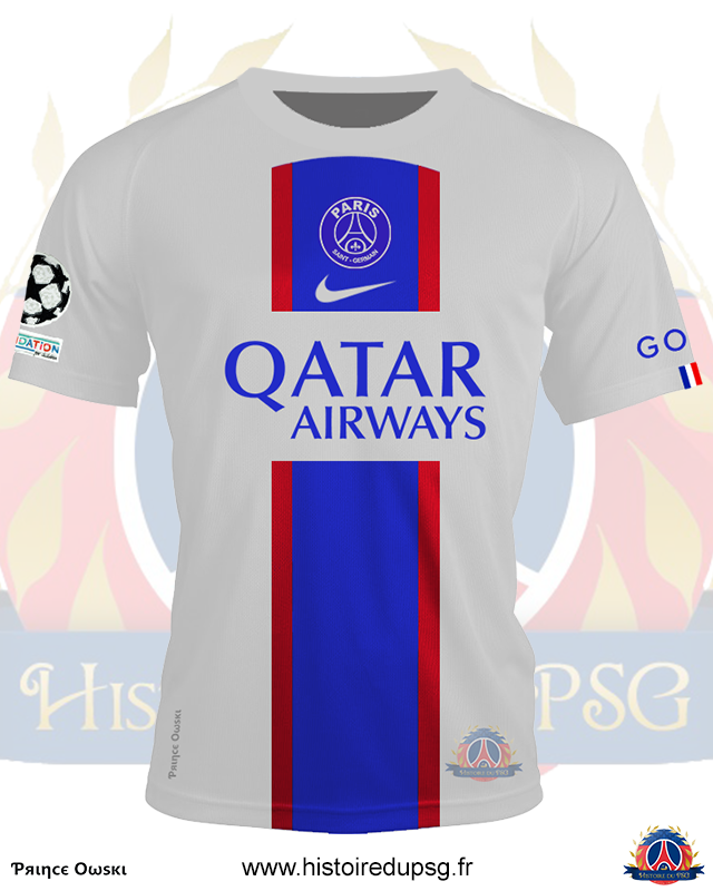 Vignette presentation maillot PSG third C1 22-23 - Histoire du #PSG